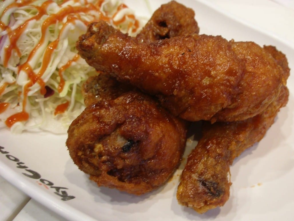 KyoChon Chicken: Garlic Soy + Hot Sweet Poultry