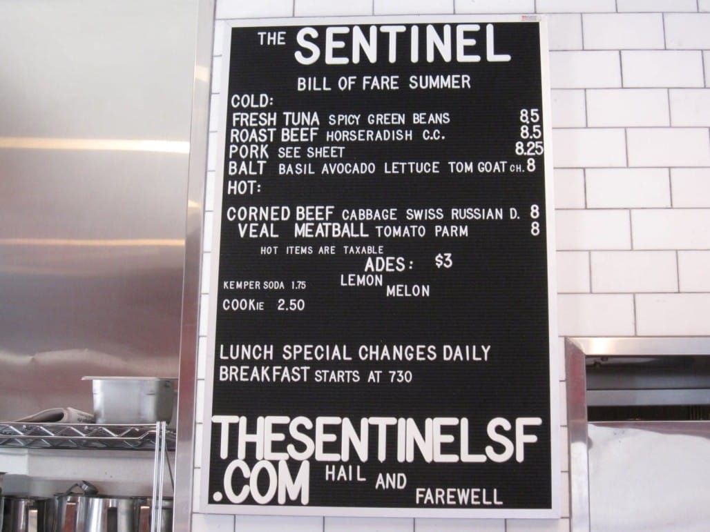 The Sentinel: Feeding Financial District Denizens Sandwiches - Food GPS