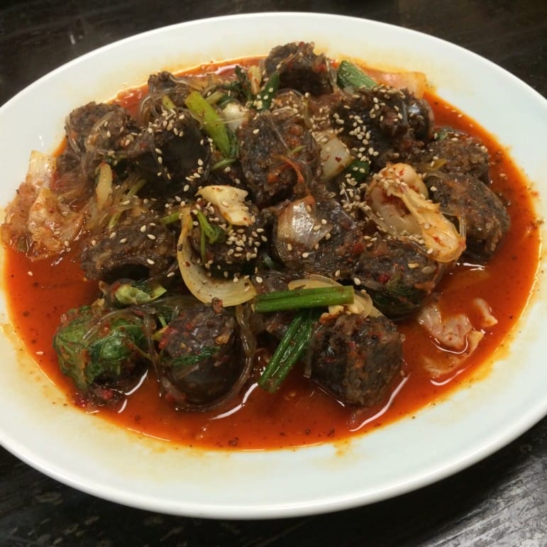 8th Street Soondae Spicy Stir-Fried Soondae - Food GPS