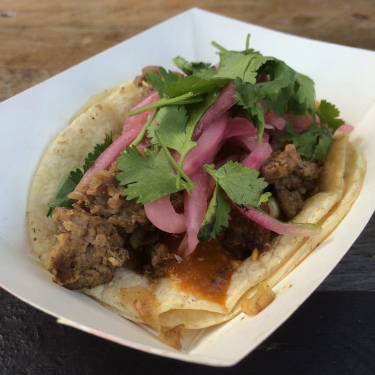 Guerrilla Tacos Wild Boar Picadillo Taco (Dose of Vitamin P)