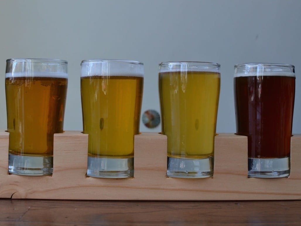 Forbidden Root Botanical Beer Flight - Food GPS